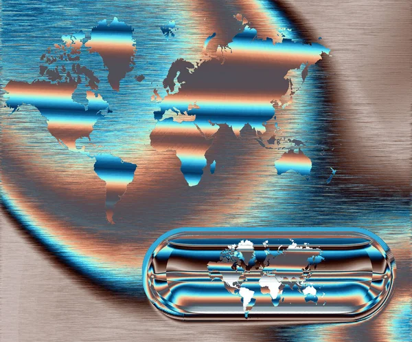 Mapa mundi abstracto fotos de stock, imágenes de Mapa mundi abstracto ...