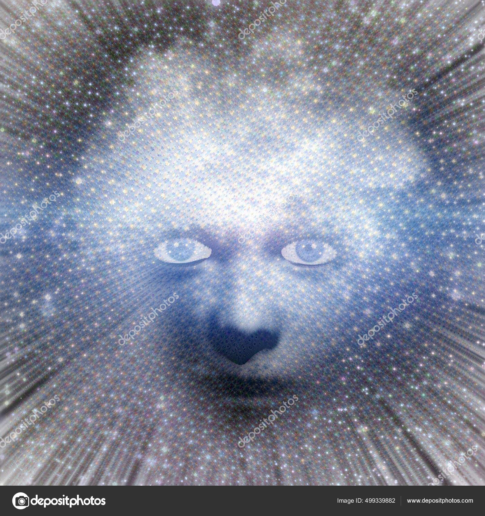 Face Light Rays Stars Rendering — Stock Photo © rolffimages #499339882