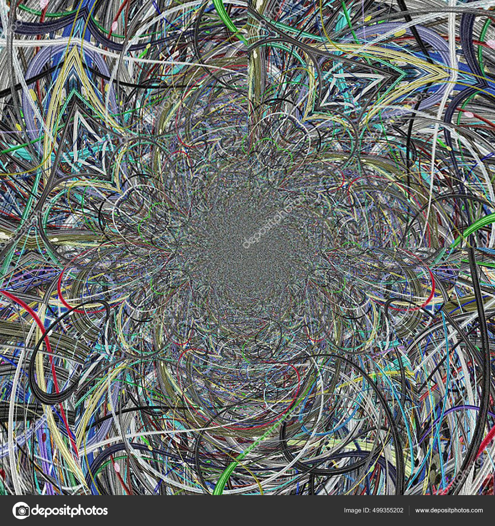 Abstract Digital Pattern Beautiful Background Illustration — Stock ...