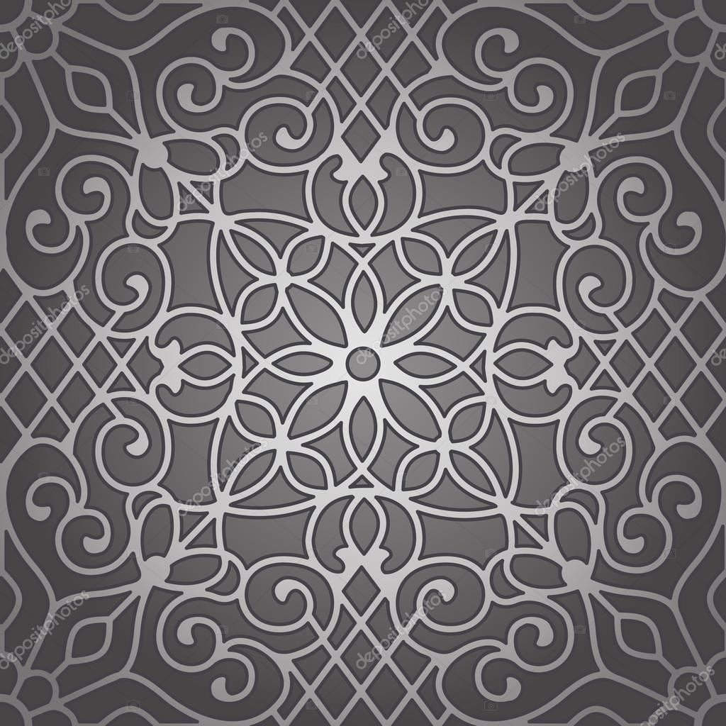 Seamless ornamental pattern — Stock Vector © amiloslava #74002973