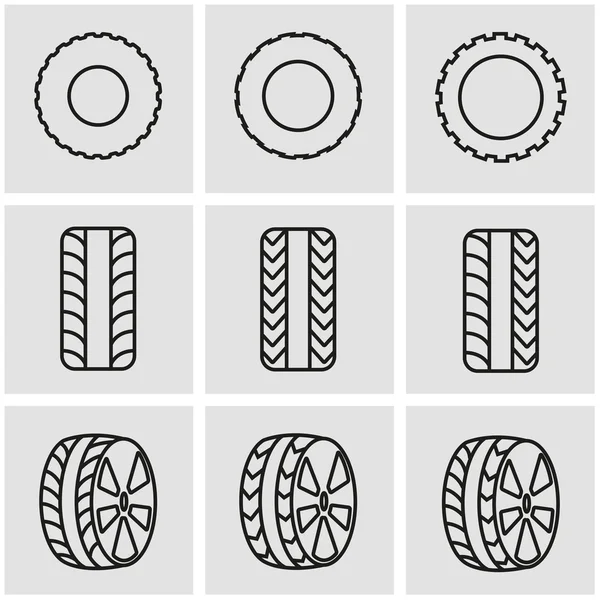 Vector black tire icons set Stock Vector Image by ©skarin1 #44501819 Vector black tire icons set Stock Vector Image by ©skarin1 #44501819