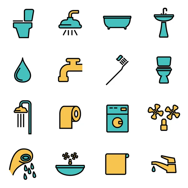 Piktogramm dusche wc Stock-Vektorbilder | Depositphotos