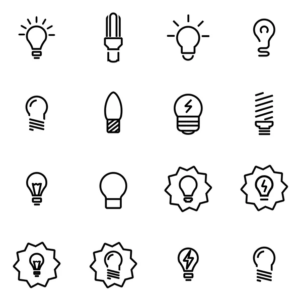 Bulbs icons — Stock Vector © bioraven #13862317