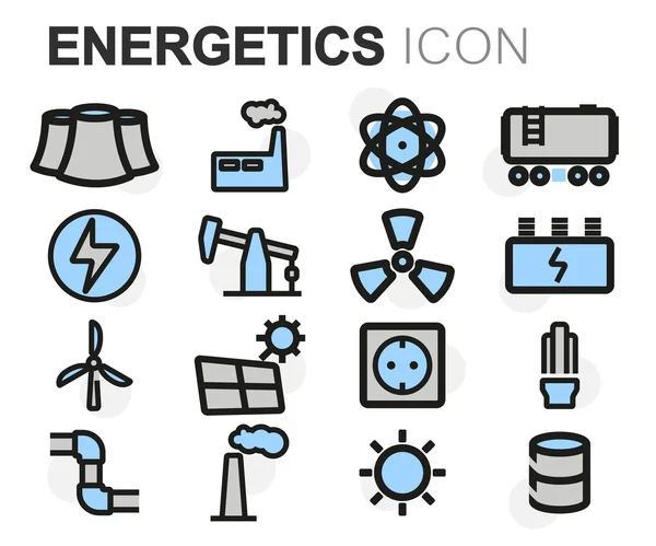 Black Atomic and Nuclear Energy Icons — Stock Vector © stoyanh #82526200