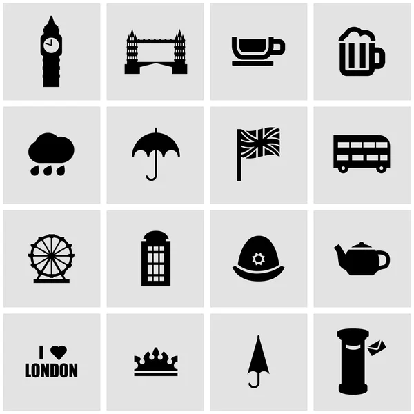 Vector black london icon set Stock Vector Image by ©skarin1 #84137624