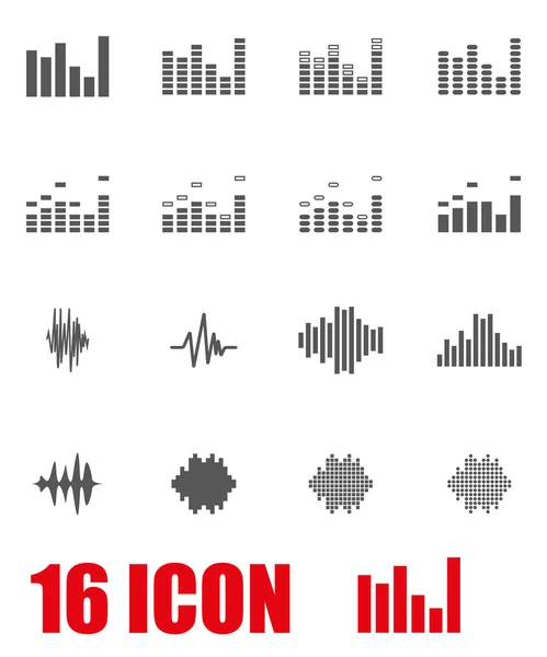 Vector line music soundwave icons set — Stock Vector © skarin1 #135539864