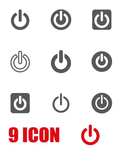 Vector black shut down icons set Stock Vector Image by ©skarin1 #40288759