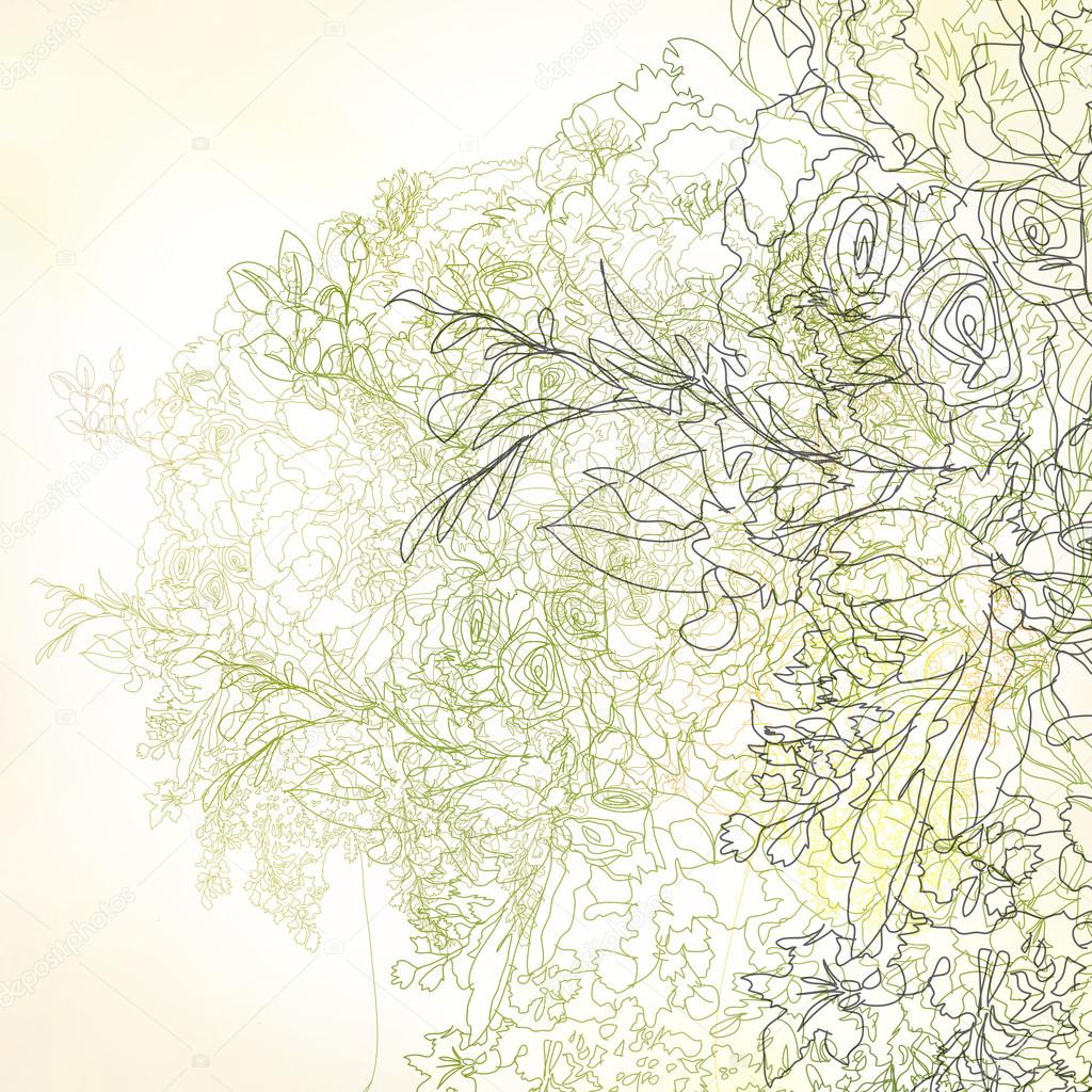 Hand drawn abstract flowers Stock Photo by ©everythingposs 59245725