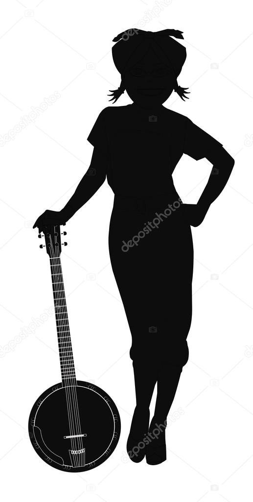 Female Banjo Player