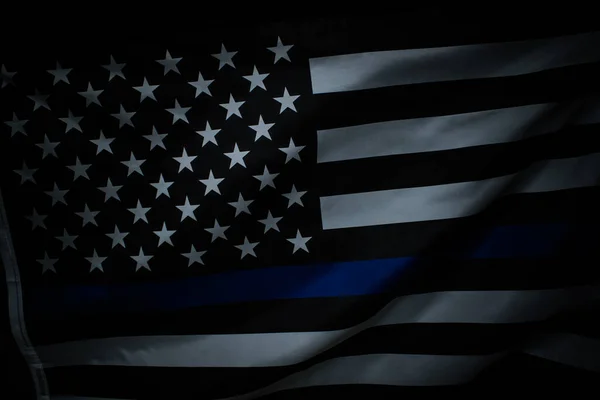 Thin Blue Line Wallpaper
