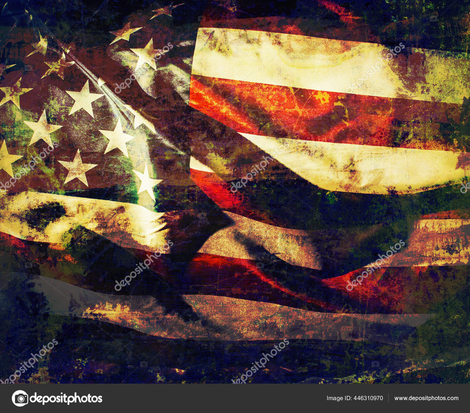 Close Shot Waved Flag United States America — Stock Photo © IgorFaun ...