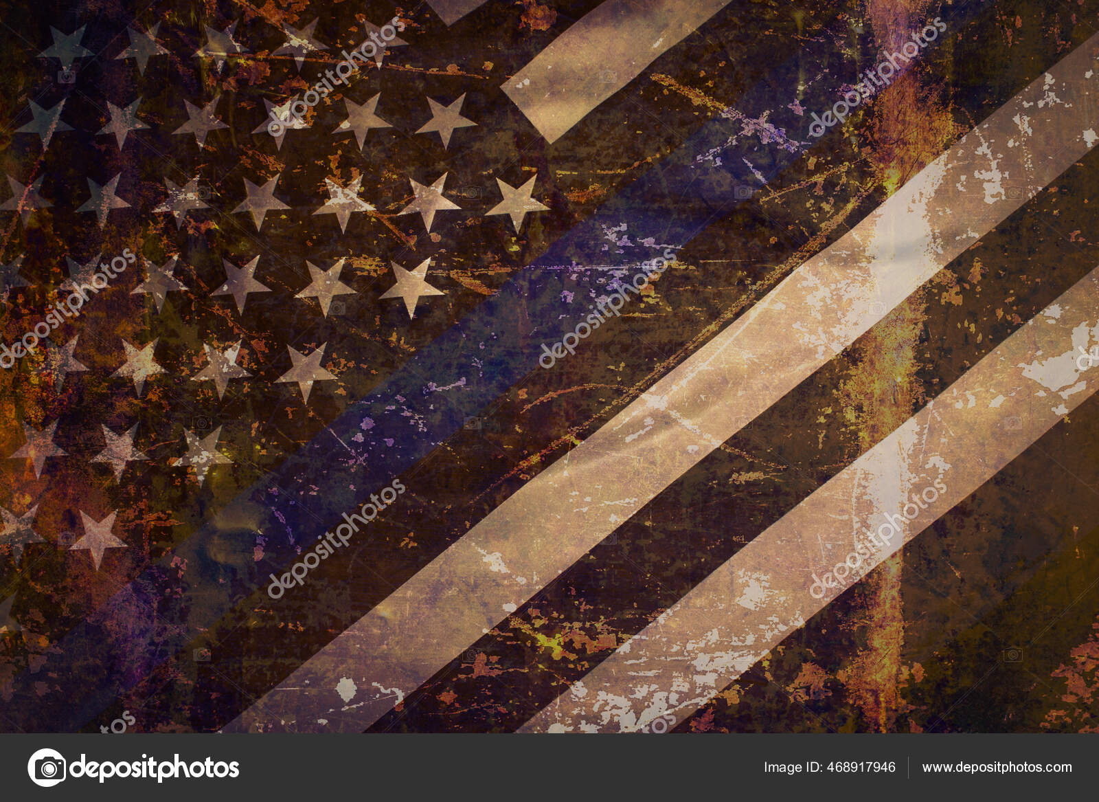 Closeup Thin Blue Line American Flag — Stock Photo © IgorFaun #468917946