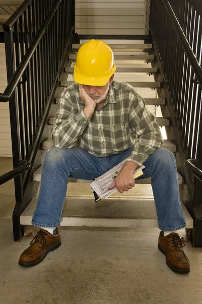 Sad construction worker Stock Photos, Royalty Free Sad construction ...