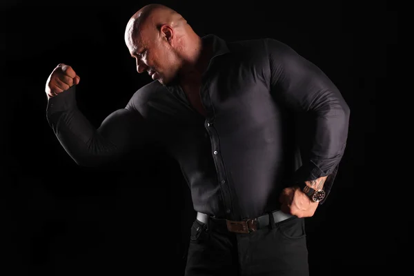 Bald muscle guy Pictures, Bald muscle guy Stock Photos & Images ...