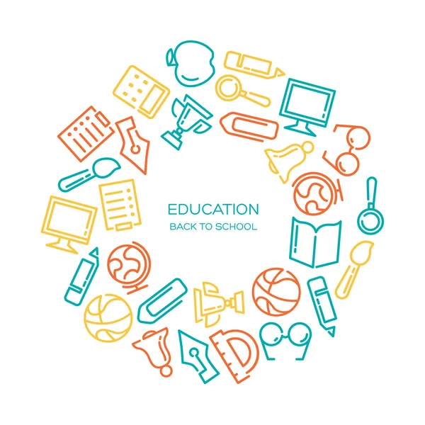 Education background with icons Stock Vector Image by ©vextok #123673686