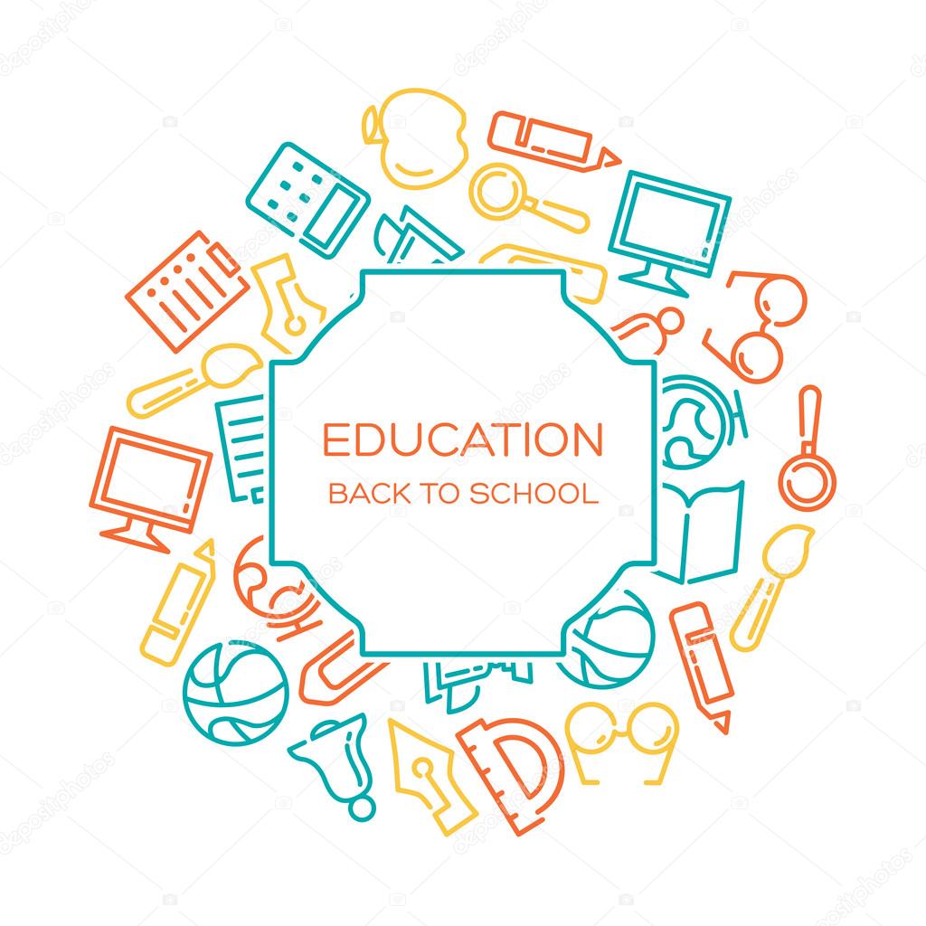 Education Vector Wallpaper