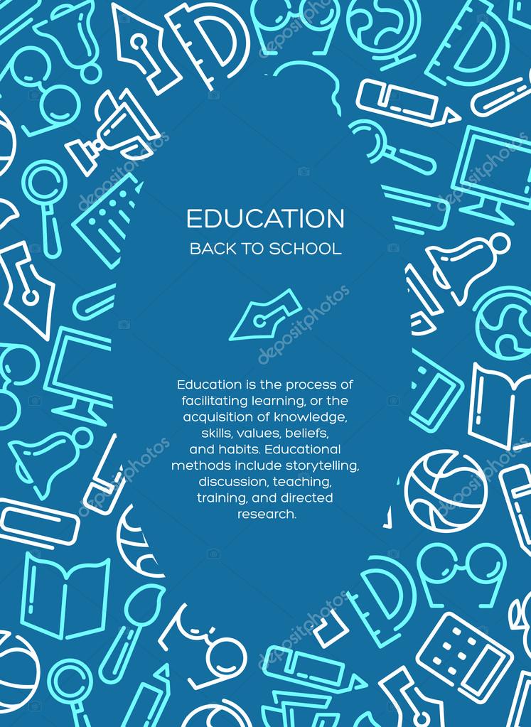 Education Vector Wallpaper
