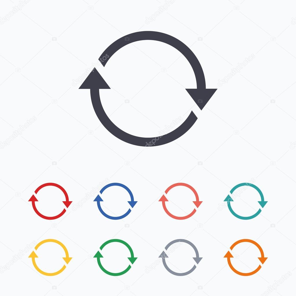 Ikon rotasi. Ulangi simbol Vektor Stok oleh ©Blankstock 102681530