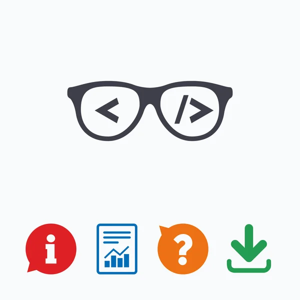 Icono de signo de codificador. Símbolo del programador . Vector de ...