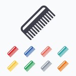 Comb hair sign icons Stock Vector Image by ©Blankstock #102687938