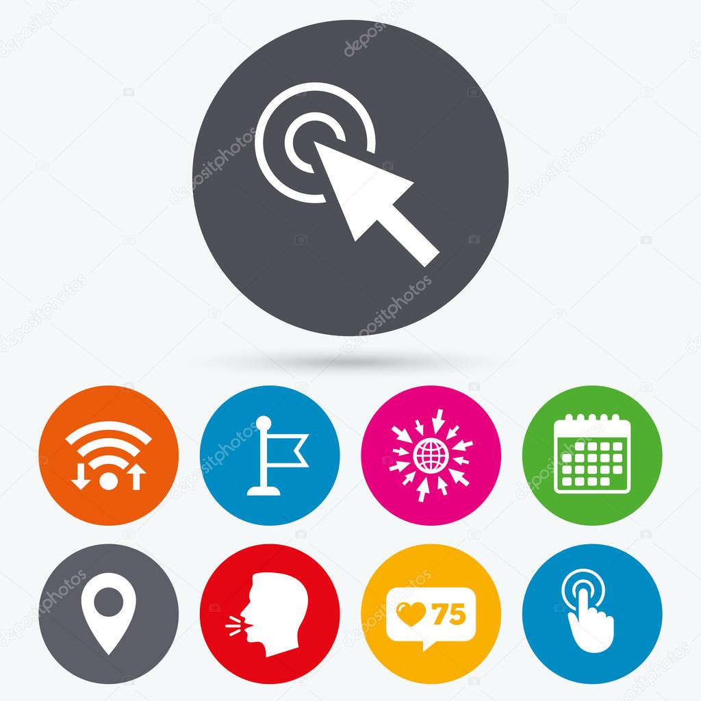 Icono del cursor del ratón Vector de stock por ©Blankstock 105622142