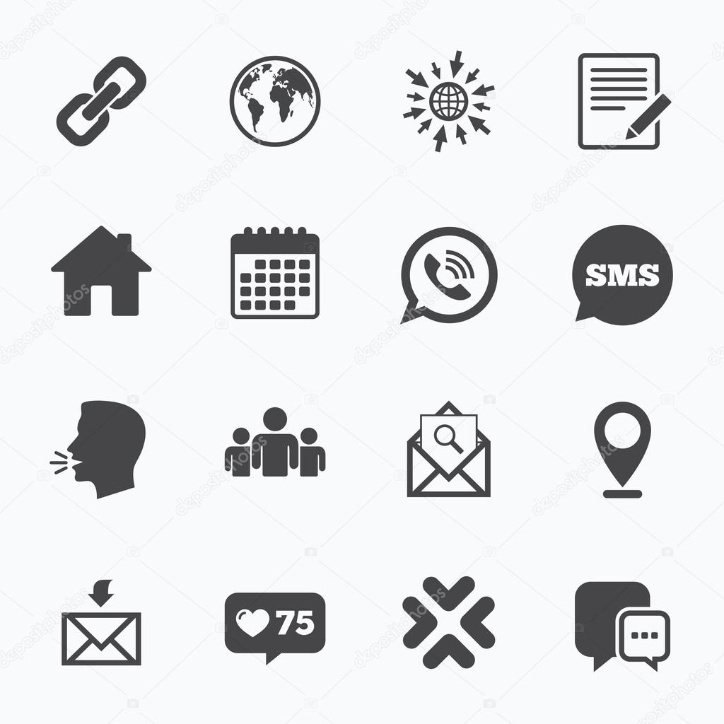 Communication Symbols And Signs