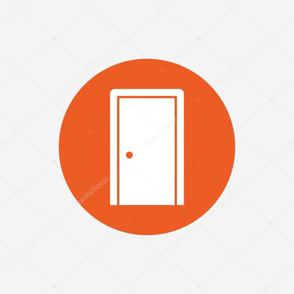 Door sign icon. Stock Vector Image by ©Blankstock #109269430