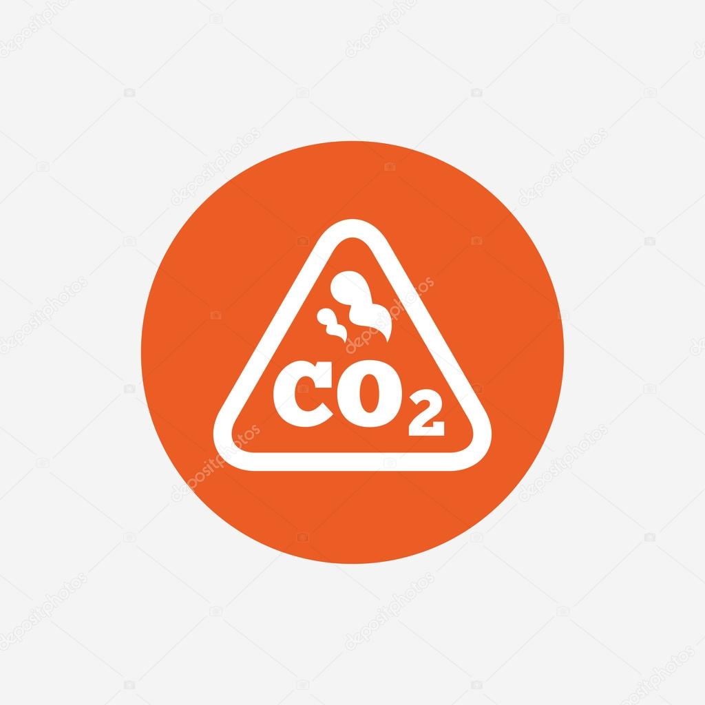 CO2 carbon dioxide formula sign Stock Vector by ©Blankstock 109273756