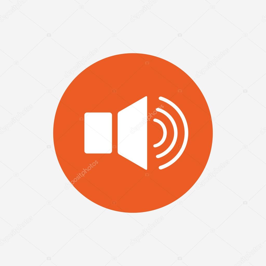 Speaker volume sign Stock Vector by ©Blankstock 109284522