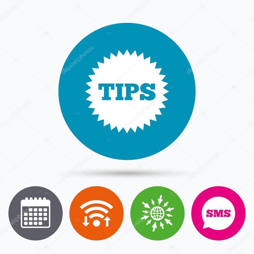 Ícone de sinal dicas. Símbolo estrela . Vetor de ©Blankstock 109290976