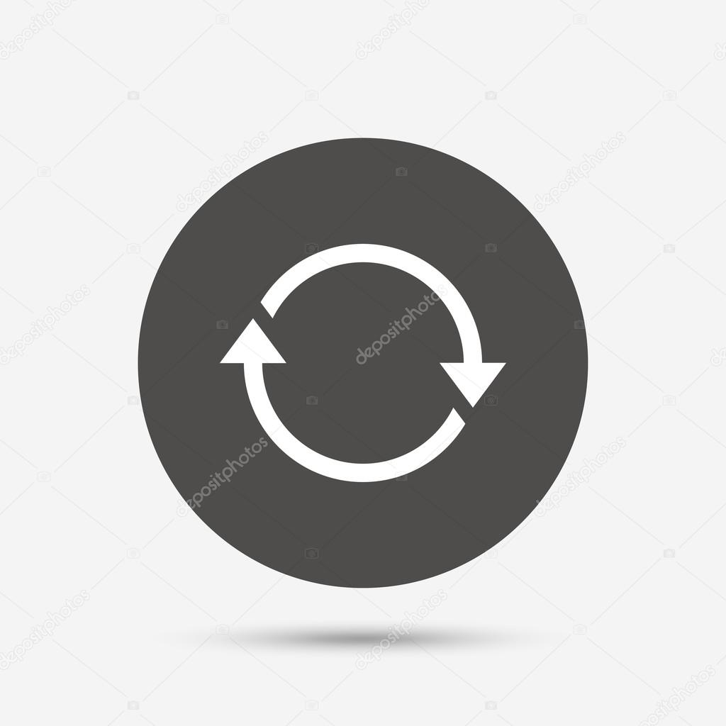 Rotation icon. Repeat symbol. Stock Vector by ©Blankstock 111431688