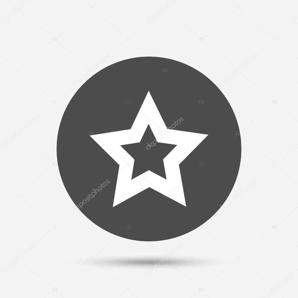 Star sign icon. Stock Vector by ©Blankstock 111431890