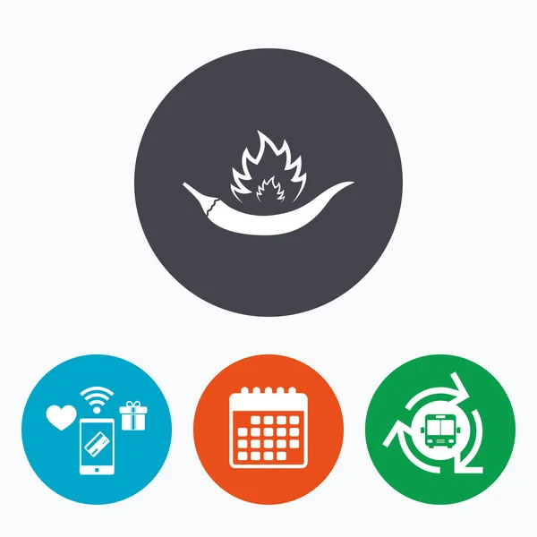 Signo de chile picante icono Vector de stock #157366004 de ©Blankstock