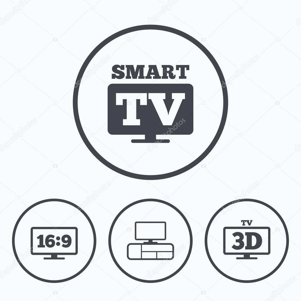 Smart TV mode icon. Stock Vector Image by ©Blankstock #112410908