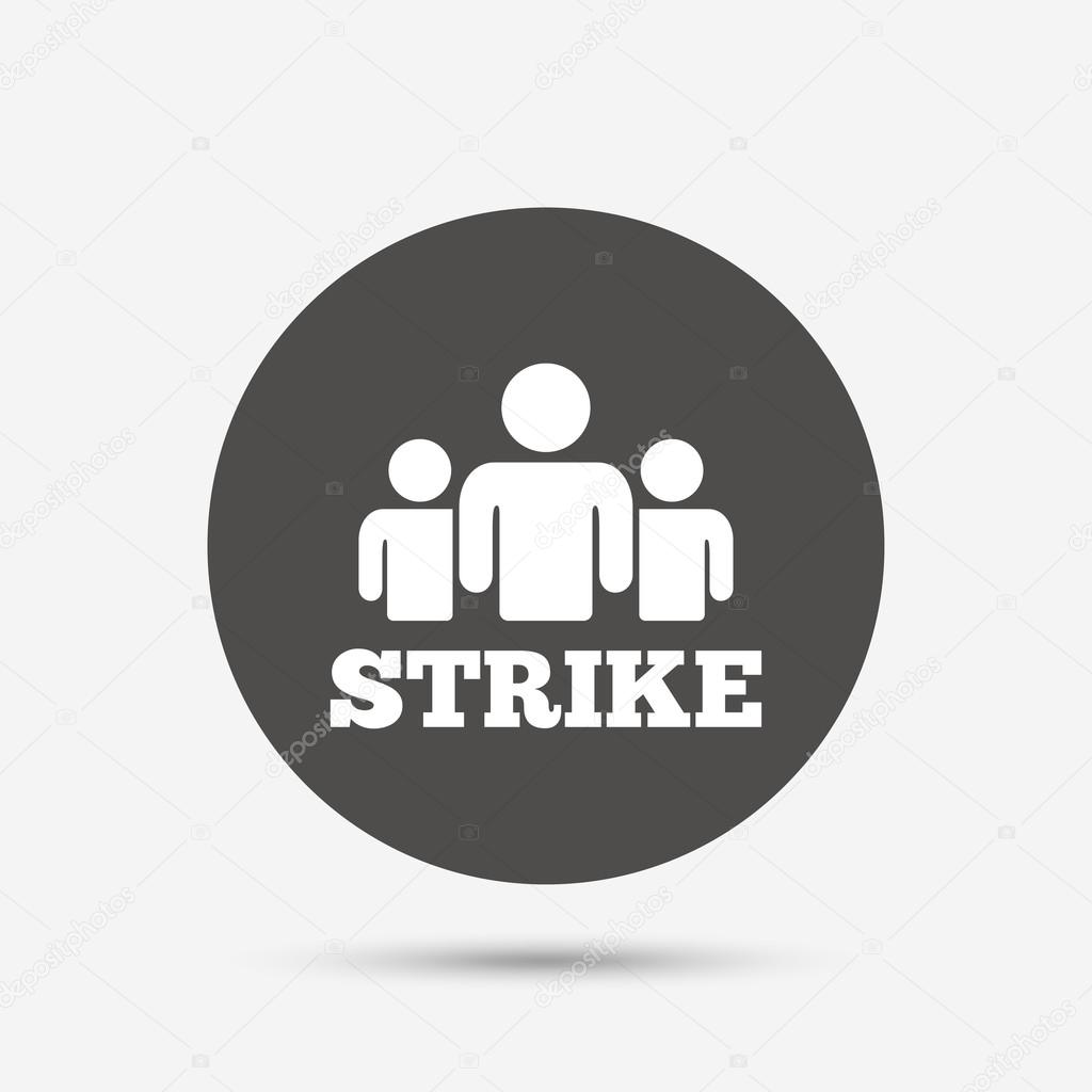 Strike sign icon. Stock Vector Image by ©Blankstock #112418906