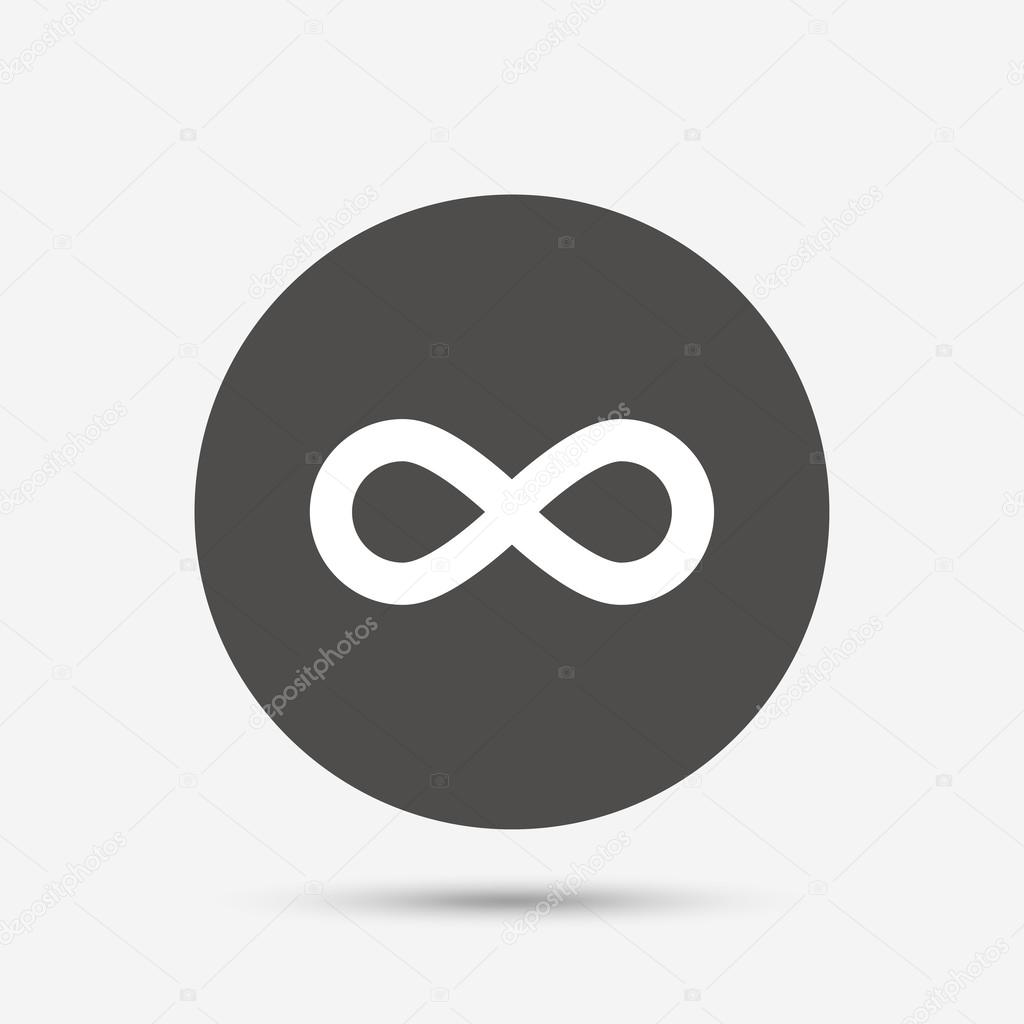 Icono de signo ilimitado. Símbolo infinito . Vector de stock #112421506 ...
