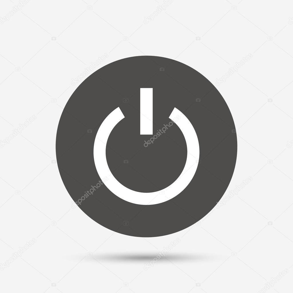 Power sign icon. Stock Vector by ©Blankstock 112423582