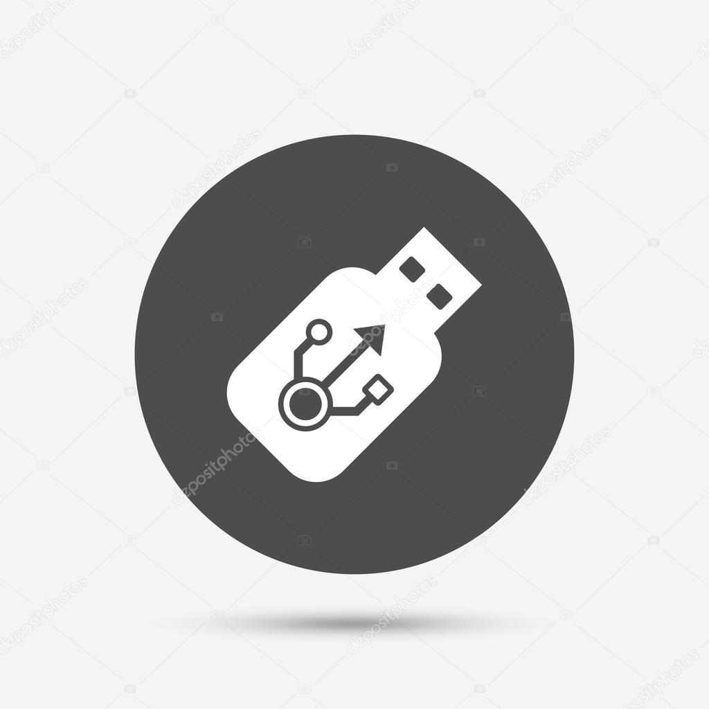 Usb sign icon. Stock Vector by ©Blankstock 112426322