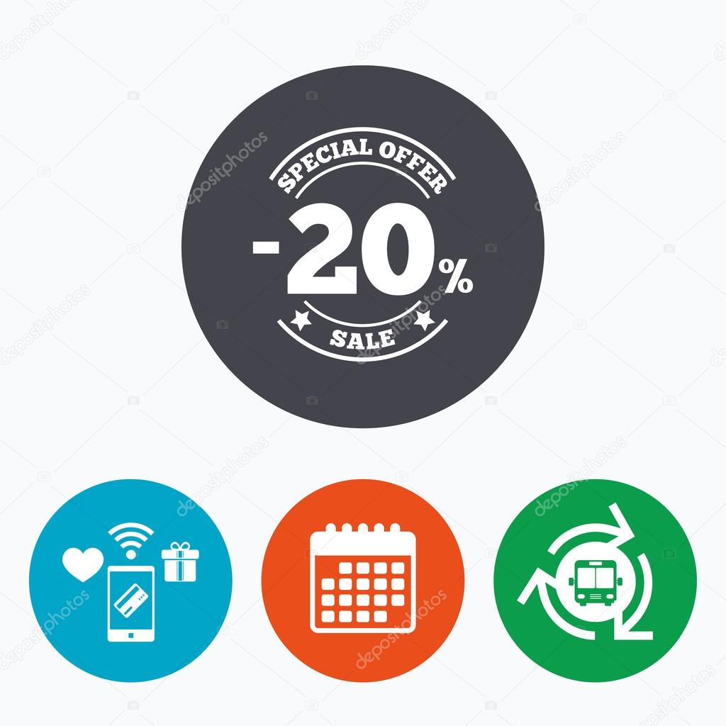 20 percent discount sign Stock Vector by ©Blankstock 113602084