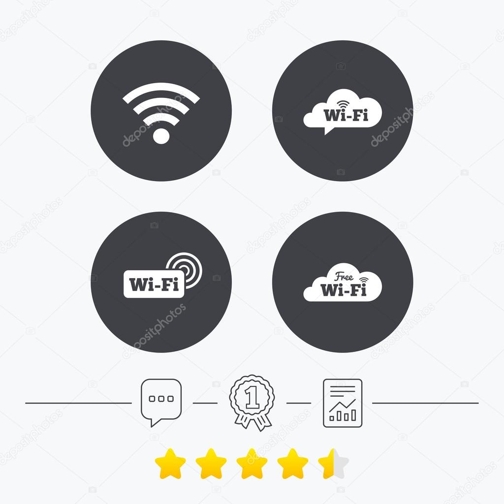 Wifi Wireless Network icons. Stock Vector by ©Blankstock 114863482