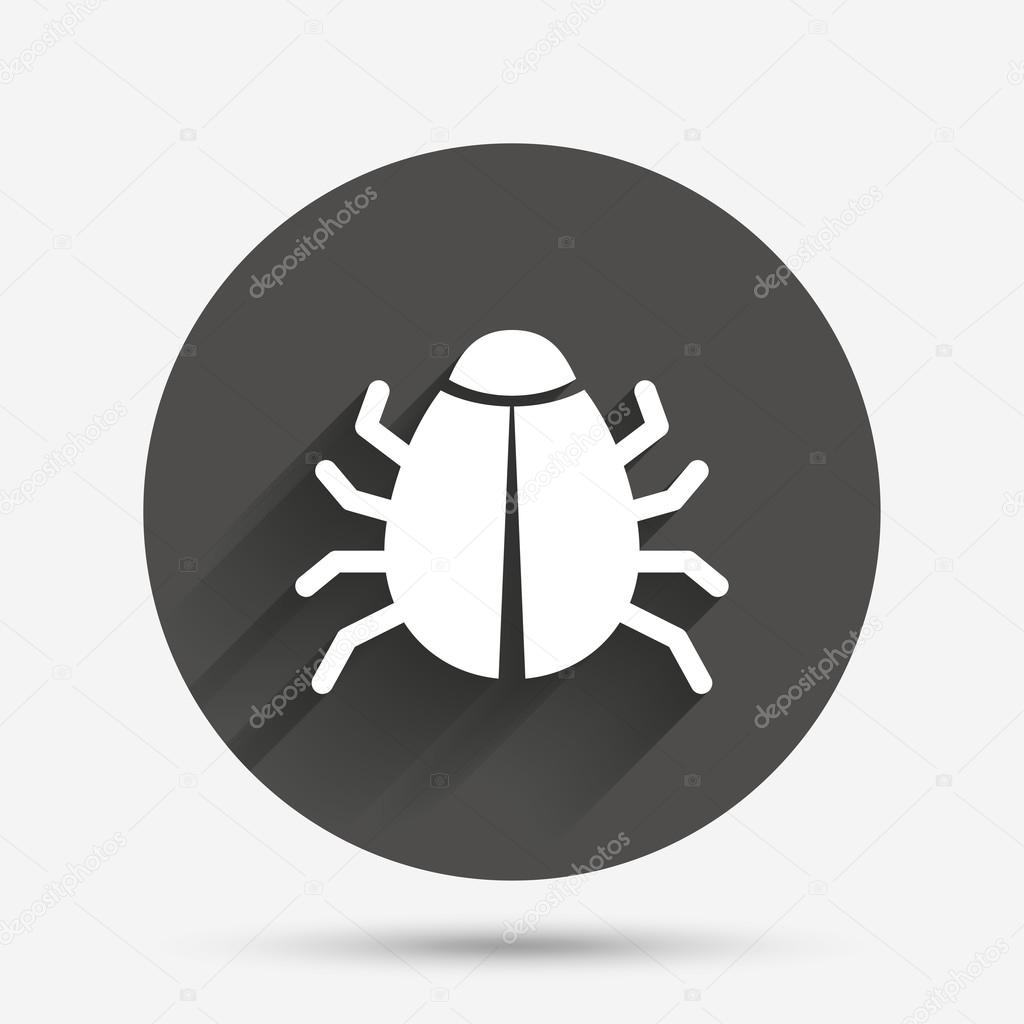 Bug sign icon. Stock Vector Image by ©Blankstock #114873244