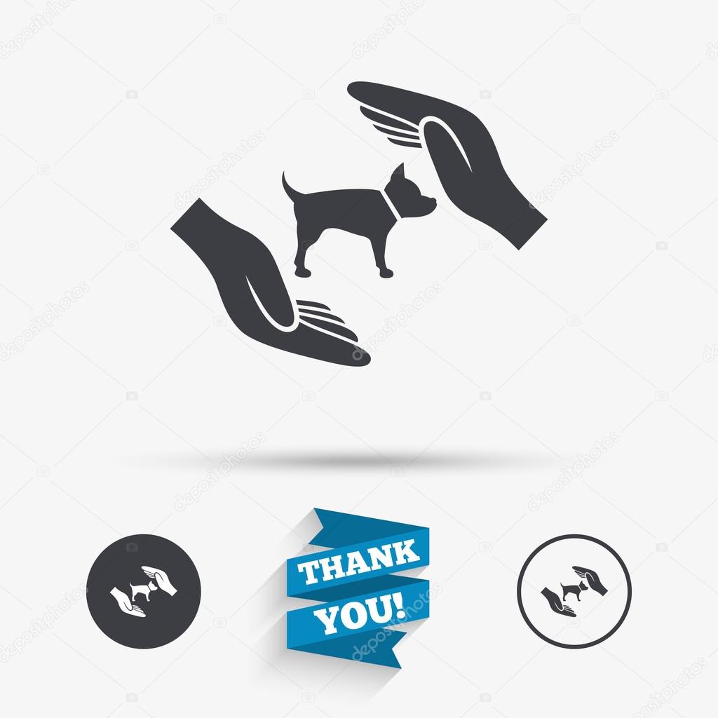 Protection of animals pets sign ⬇ Vector Image by © Blankstock | Vector ...