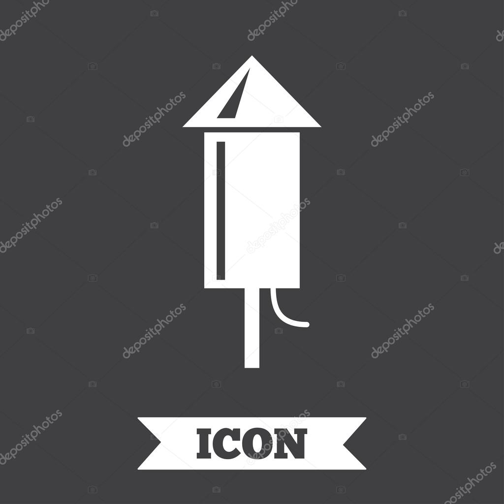 Fireworks sign icon. Explosive pyrotechnic. Stock Vector by ©Blankstock ...