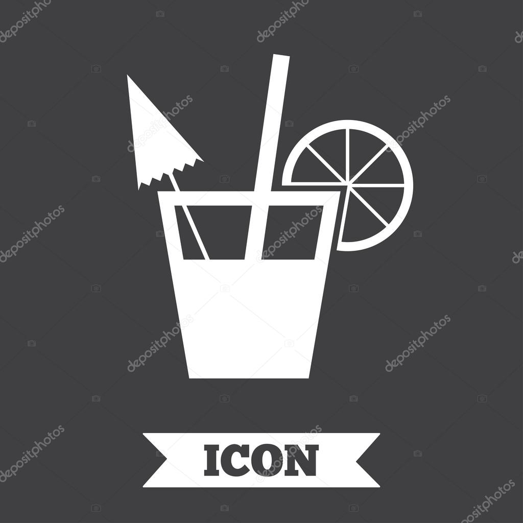 Cocktail sign. Alcoholic drink symbol. Stock Vector by ©Blankstock ...