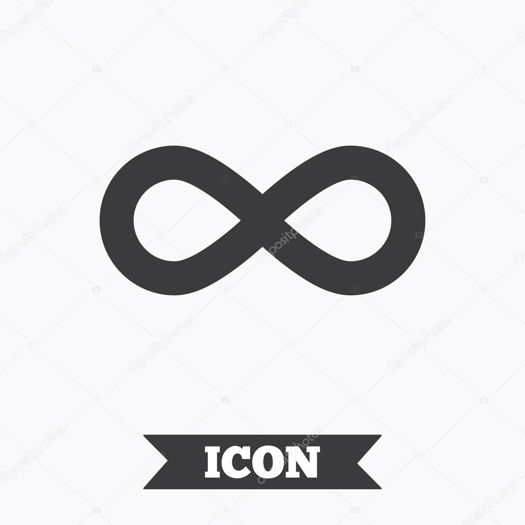 Limitless sign icon. Infinity symbol. Stock Vector by ©Blankstock 118002260