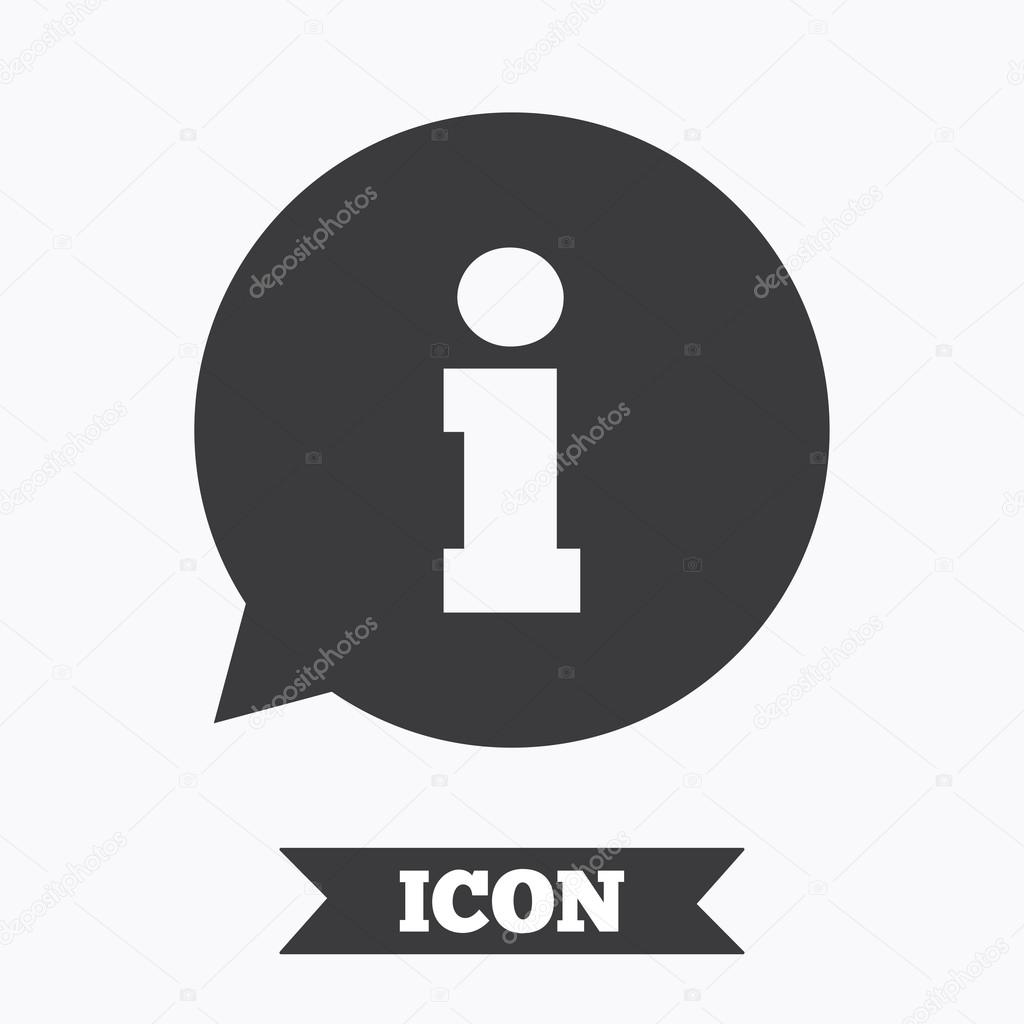 Icône de signe d'information. Symbole info . Stock Vector by ...