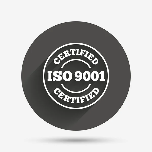 Iso 9001 certified icon — Stock Vector © Arcady #54694491