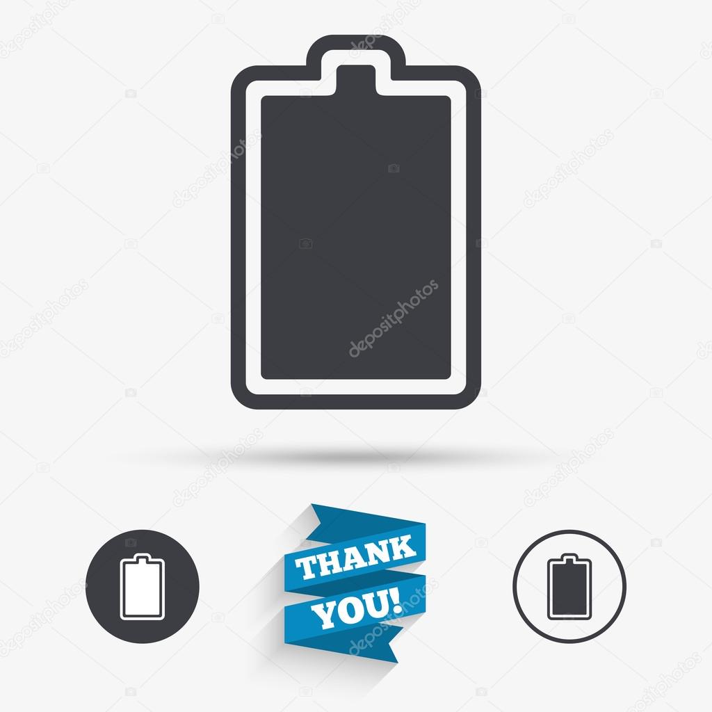 Battery half level signs Stock Vector by ©Blankstock 120163956