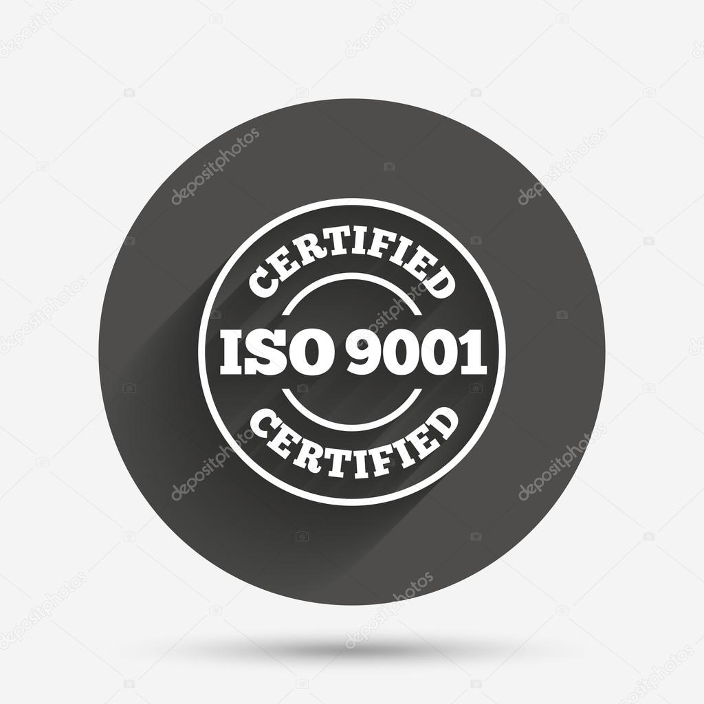 Iso 9001 icono certificado Vector de stock #120165324 de ©Blankstock