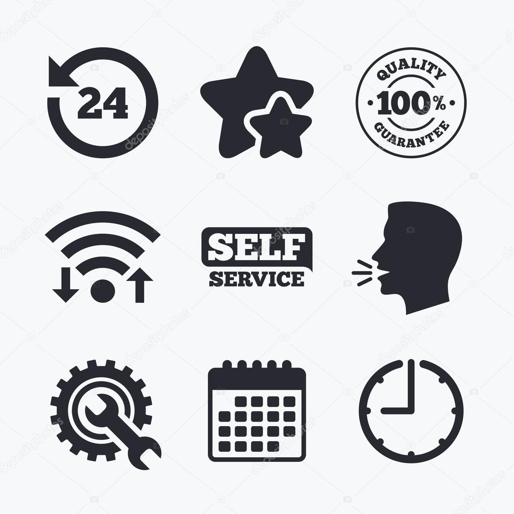 Reparar iconos de herramienta de reparación. Señales de servicio al ...